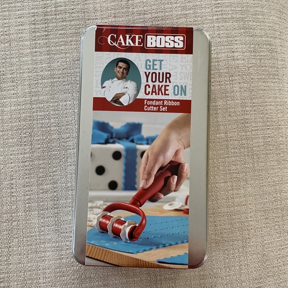 Cake Boss | Kitchen | Nwt Cake Boss Get Your Cake On Fondant Ribbon ...